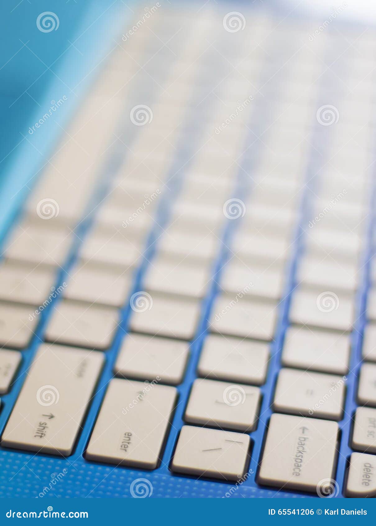 Notebook Keyboard Portrait stock photo. Image of site - 65541206