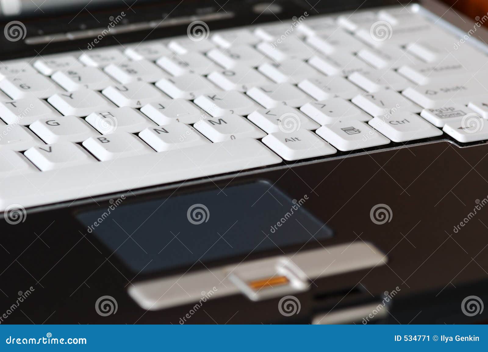 Notebook Keyboard With Touchpad Picture. Image: 534771