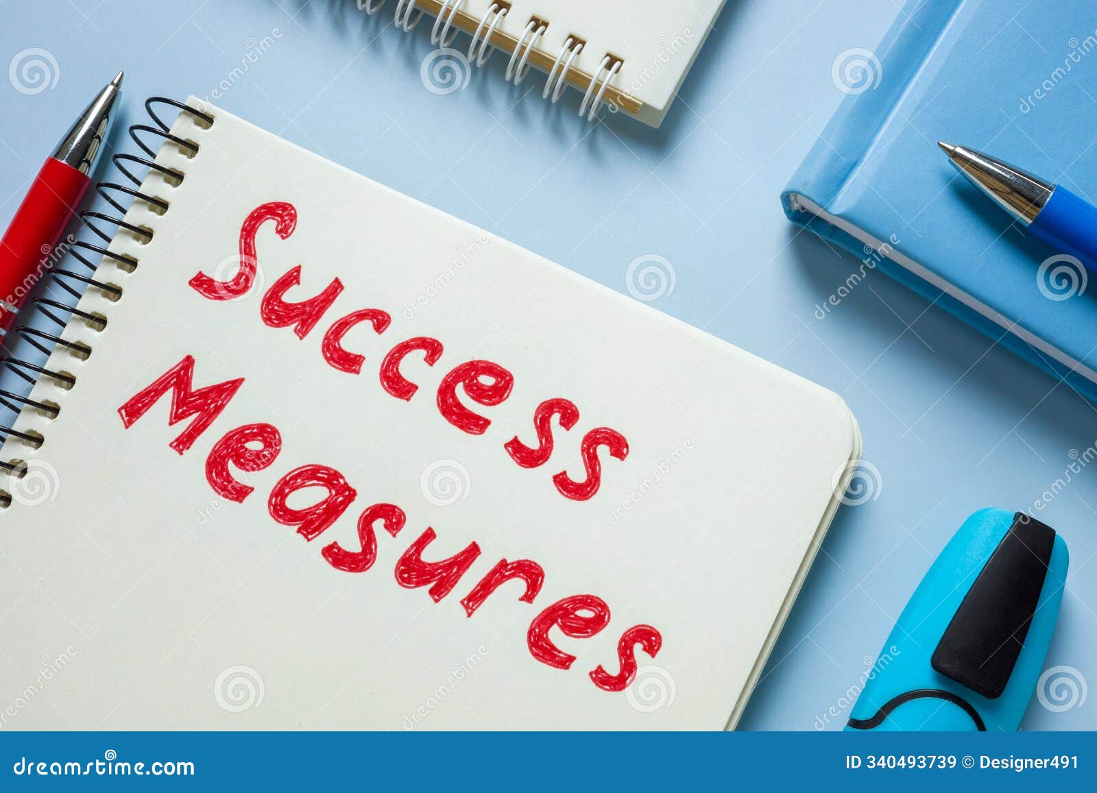 A Notebook Labeled Success Measures. Goal Setting and Tracking ...