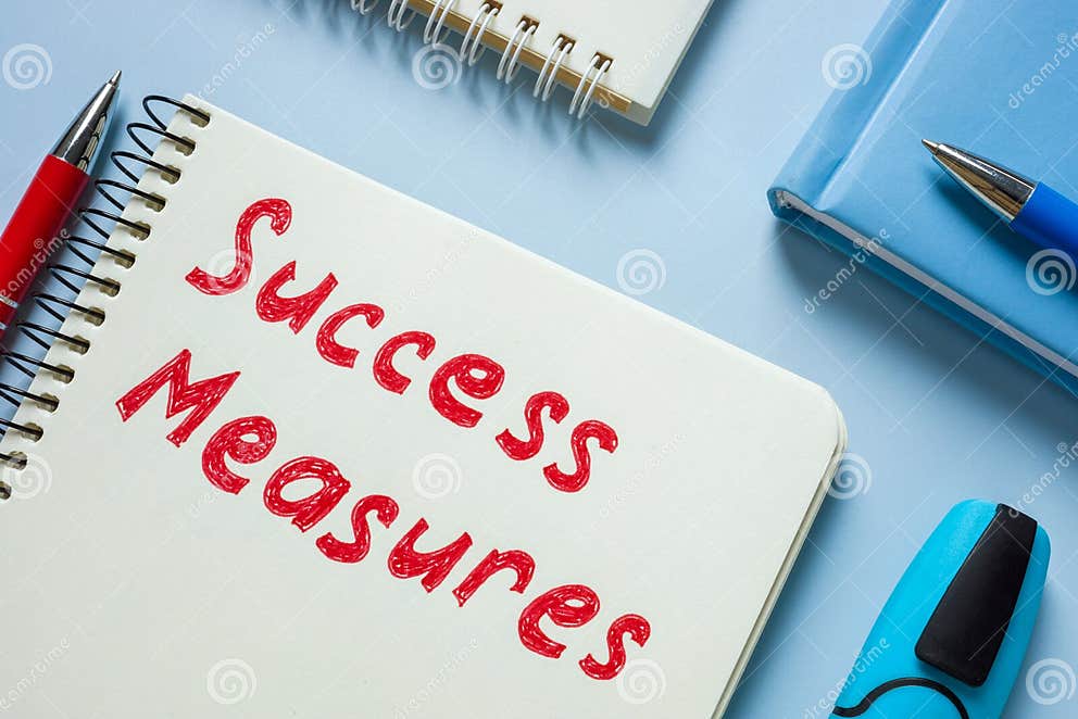 A Notebook Labeled Success Measures. Goal Setting and Tracking ...