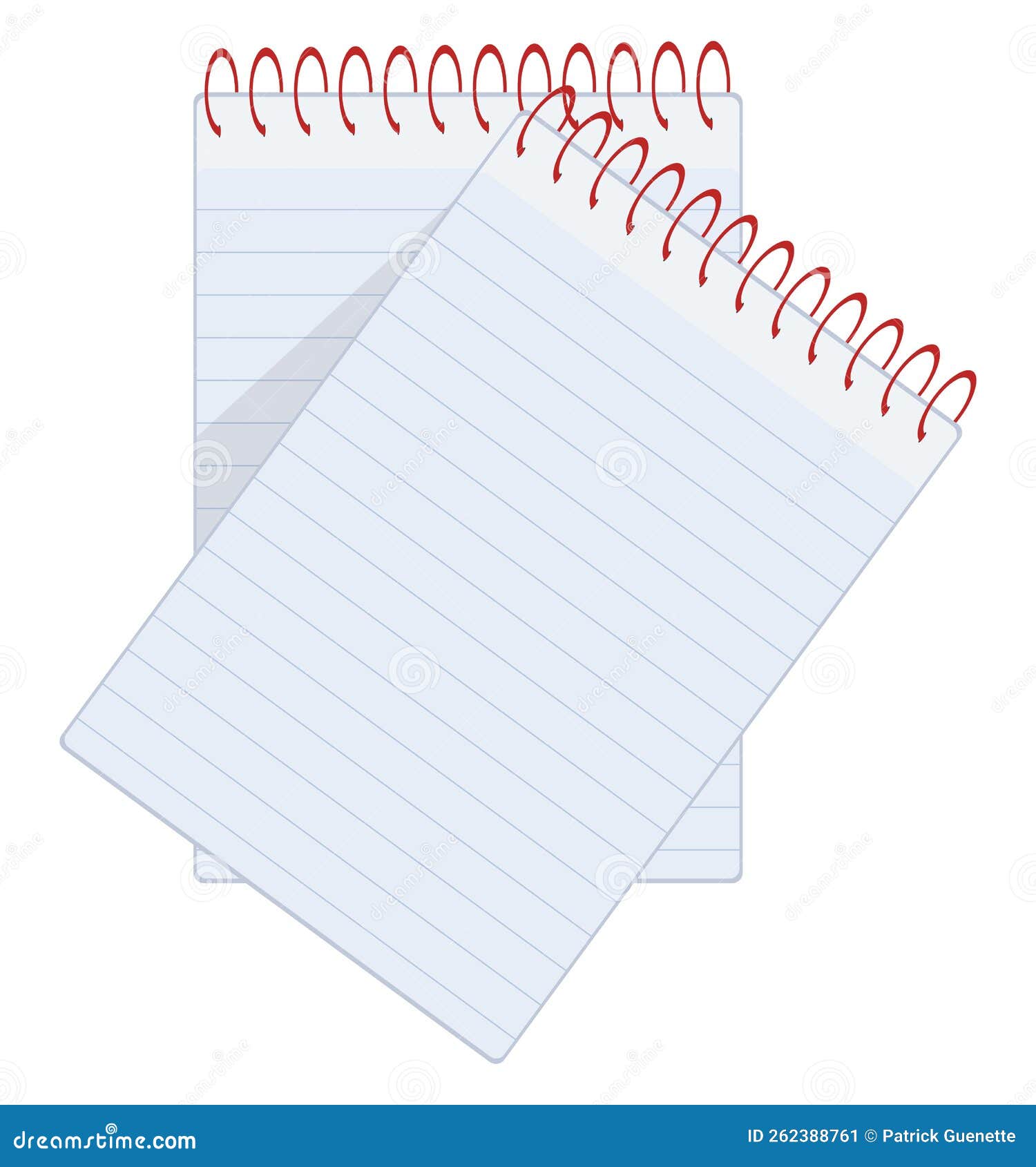 Notebook with lines, icon stock vector. Illustration of abstract ...