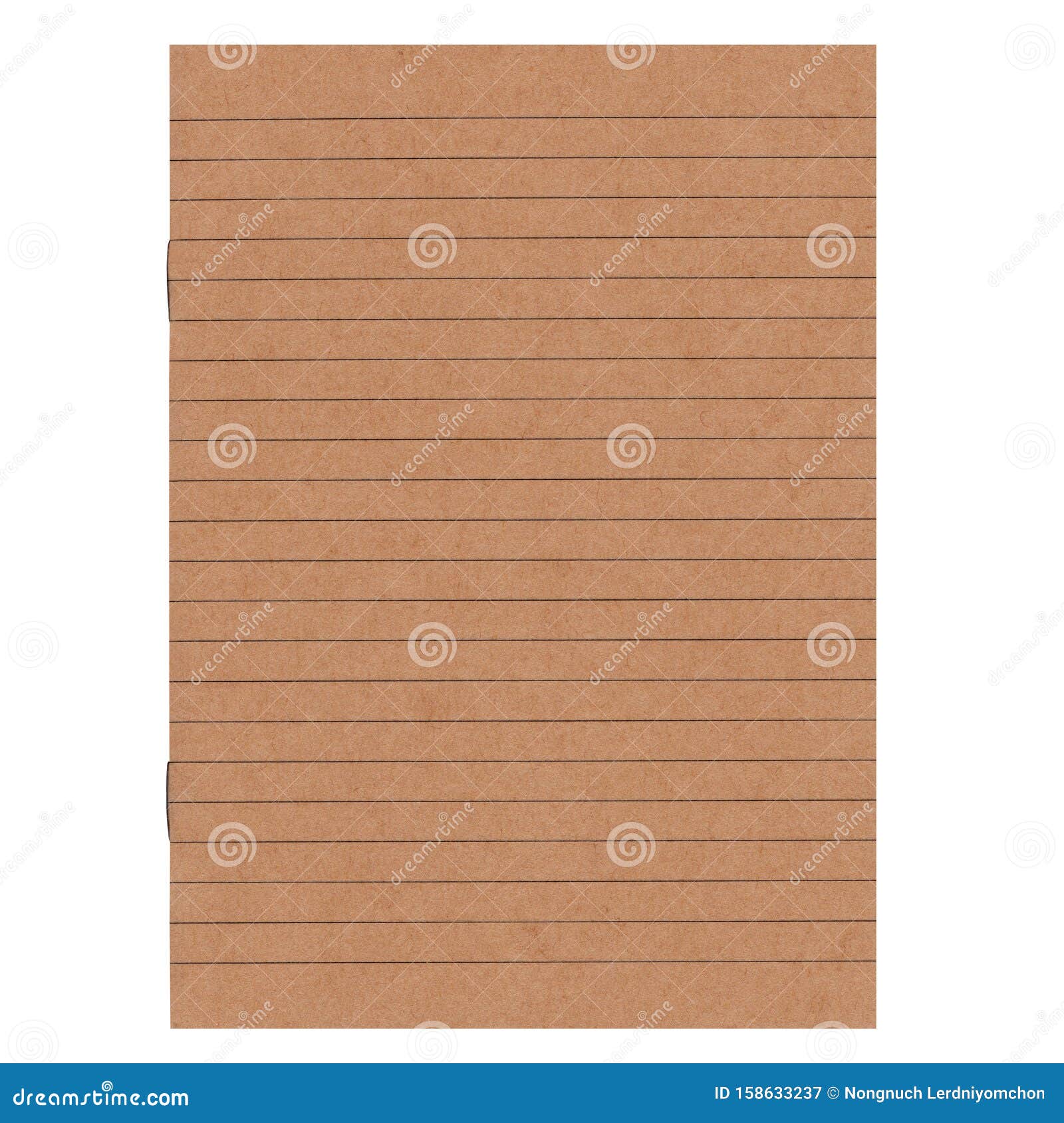 Notebook with Lines Paper Background.Black Lined on Brown Paper ...