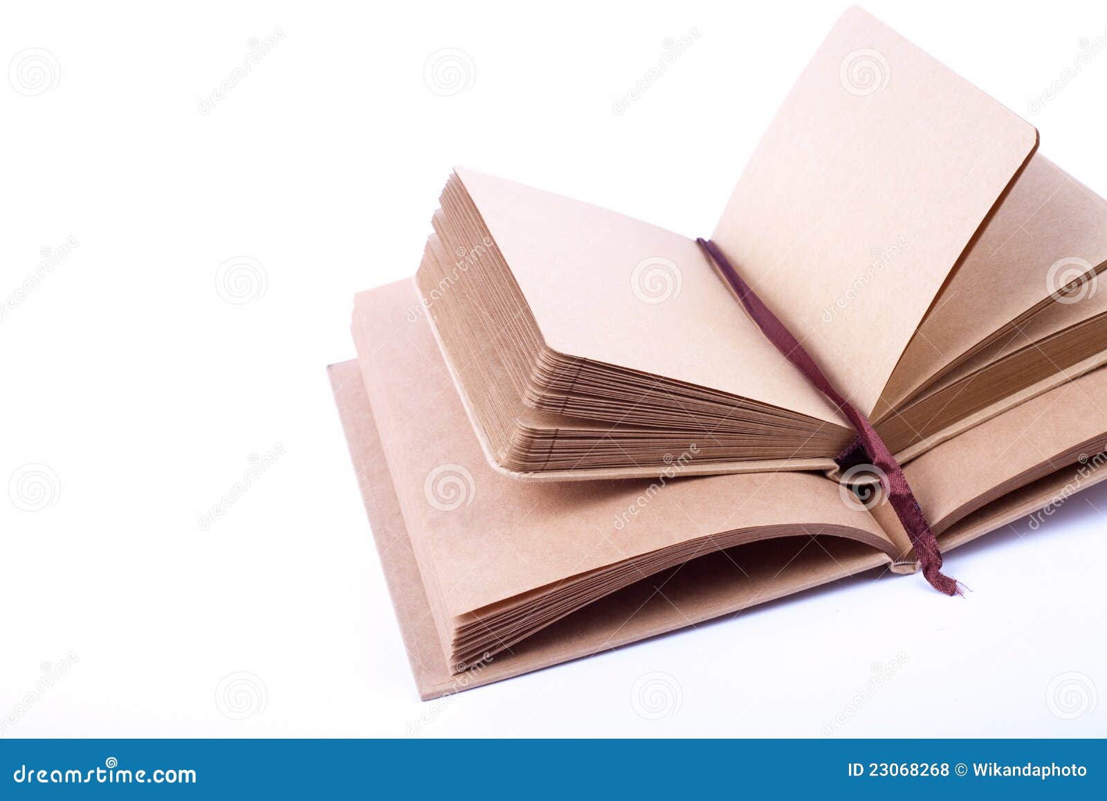 Notebook Made from Recycled Paper on White Backgro Stock Photo - Image ...