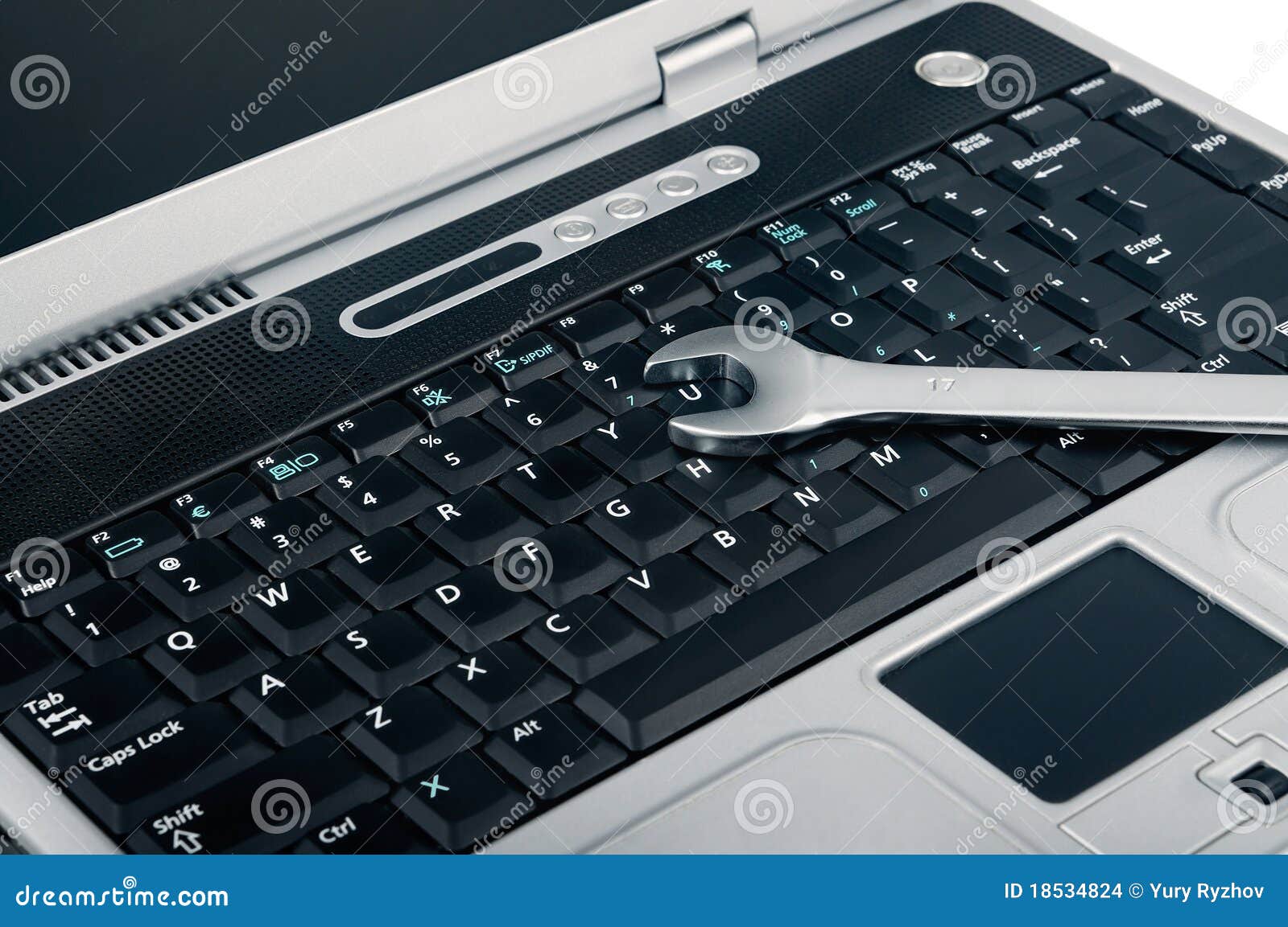 Notebook Maintenance stock photo. Image of tool, problems - 18534824