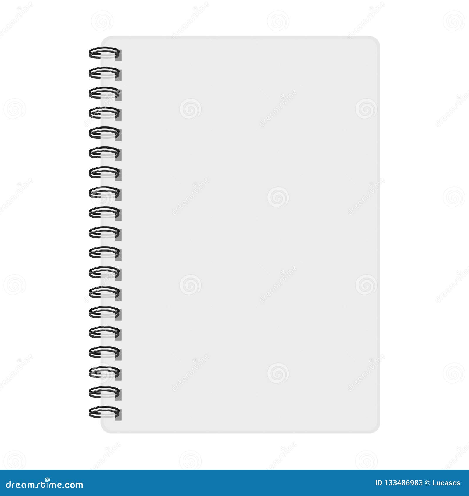 Notebook. Vector Illustration Stock Vector - Illustration of booklet ...