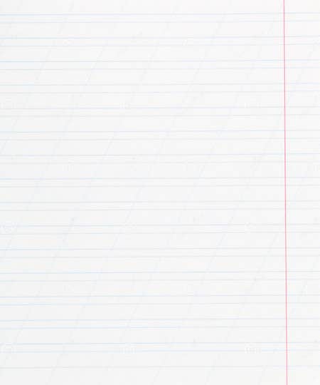 Notebook Narrow Lined Sheet of Paper Stock Photo - Image of notepad ...