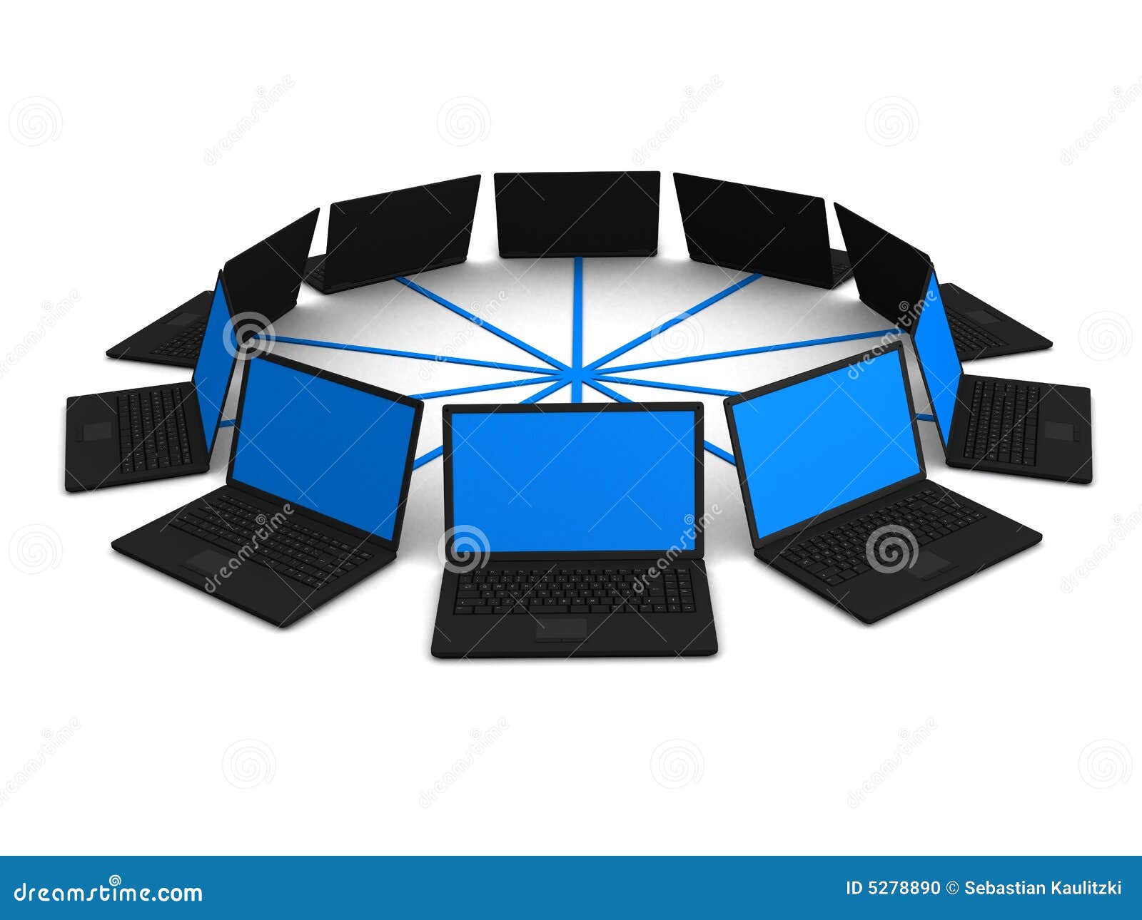 Notebook network stock illustration. Illustration of community - 5278890