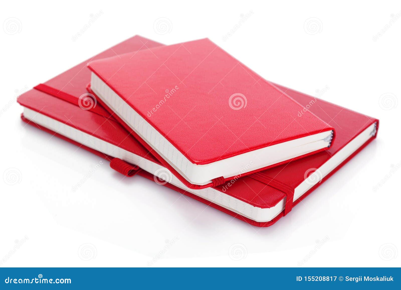Notebook or Notepad Isolated at White Stock Image - Image of cover ...