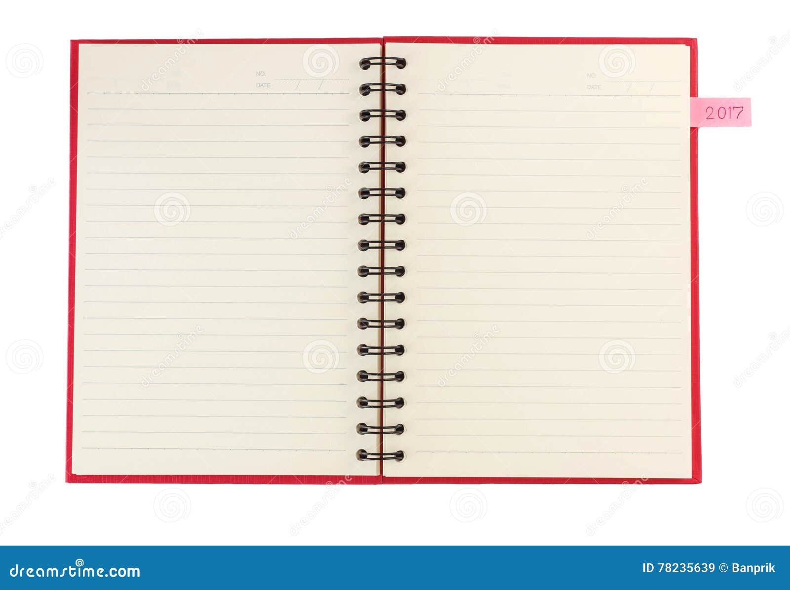 Notebook and Notepaper for Note New Year 2017 Plan Stock Image - Image ...