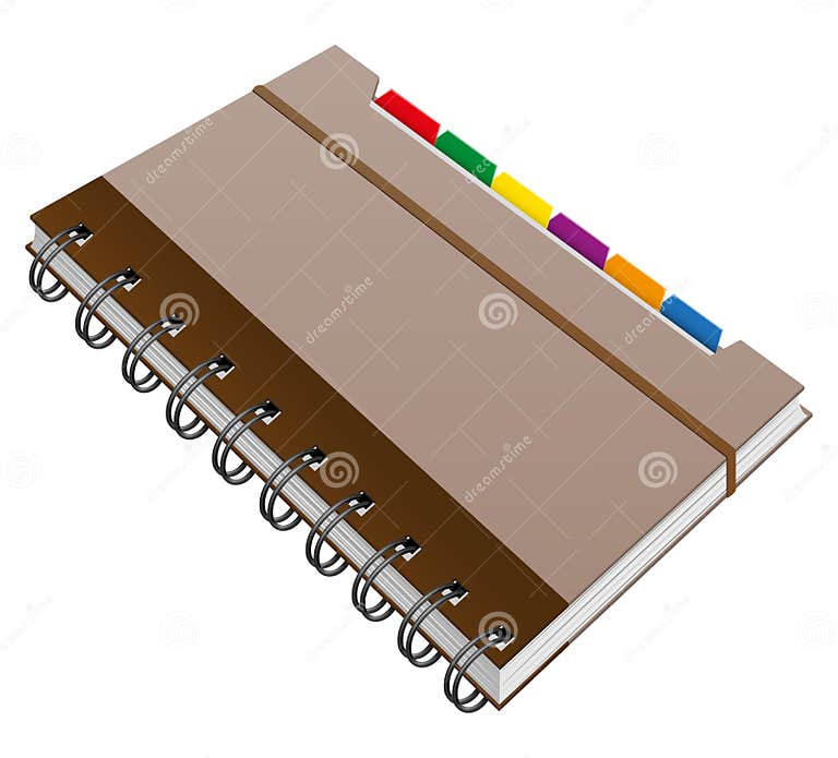 Notebook for daily Notes and Reminders Notepad Cartoon Stock Vector ...