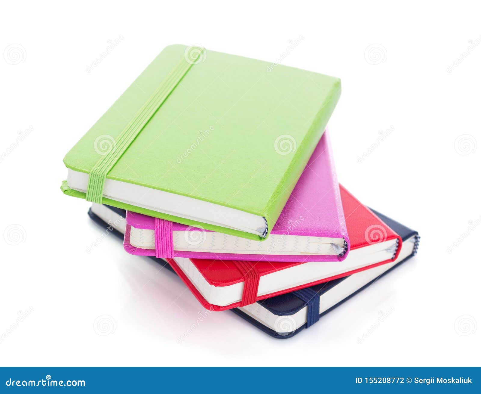 Notebook or Pad Isolated at White Stock Photo - Image of light, heap ...