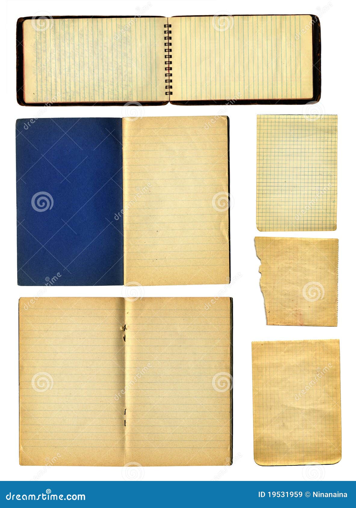 Notebook and pages stock image. Image of rough, object - 19531959
