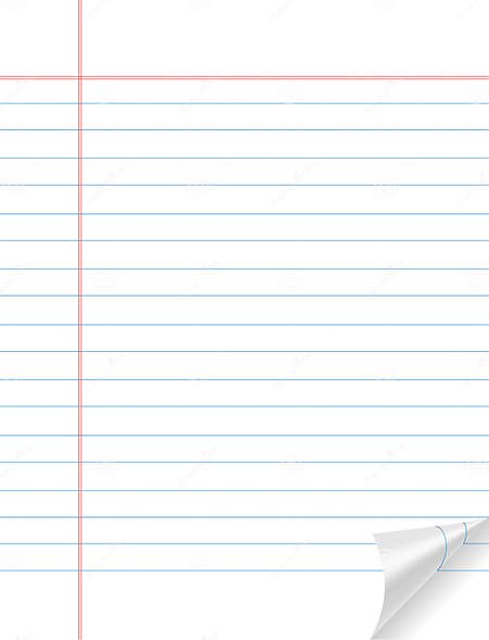 Notebook paper stock photo. Image of memo, notebook, page - 13346640