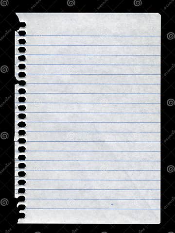 Notebook paper stock photo. Image of space, correspond - 6073412