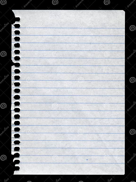 Notebook paper stock photo. Image of space, correspond - 6073412