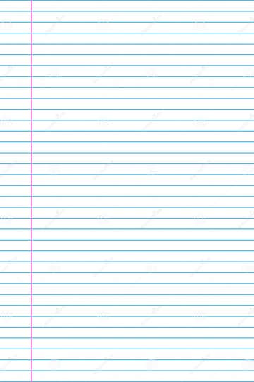 Notebook Paper Background. Line Note Document Stock Illustration ...