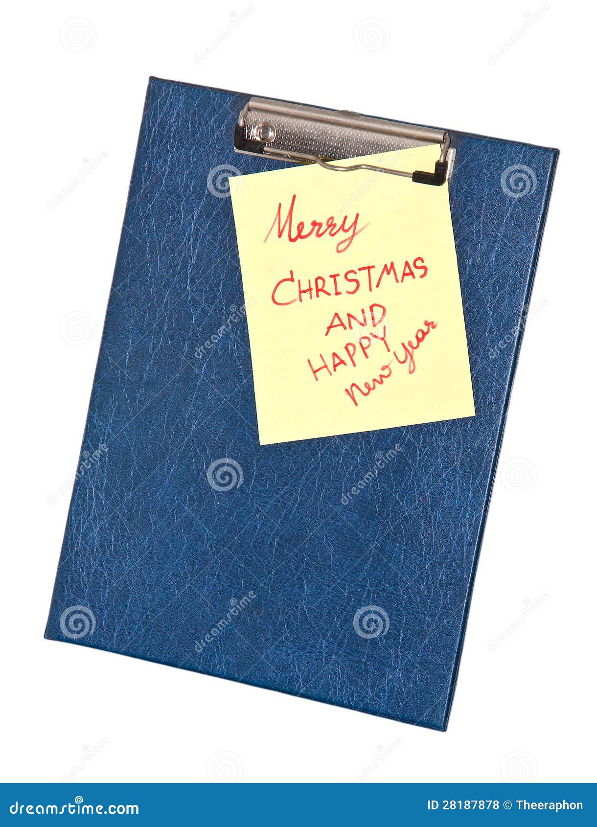 Notebook Paper on a Clip Board. Stock Photo - Image of family, board ...