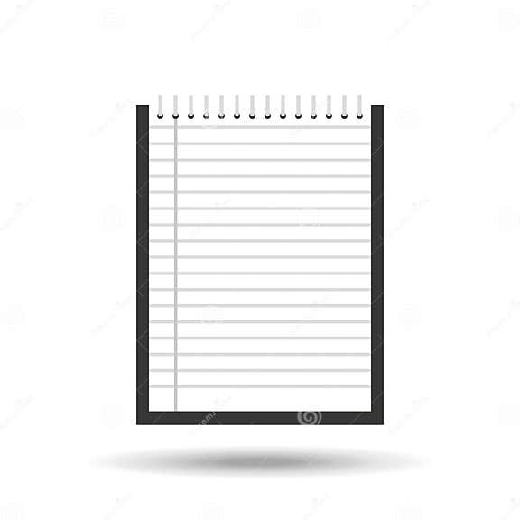 Notebook paper design stock illustration. Illustration of office - 70096610