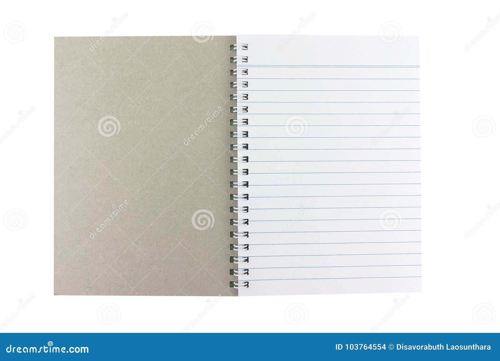 Notebook Paper Isolated on White Background. Stock Photo - Image of ... Notebook Paper Isolated on White Background. Stock Photo - Image of ...