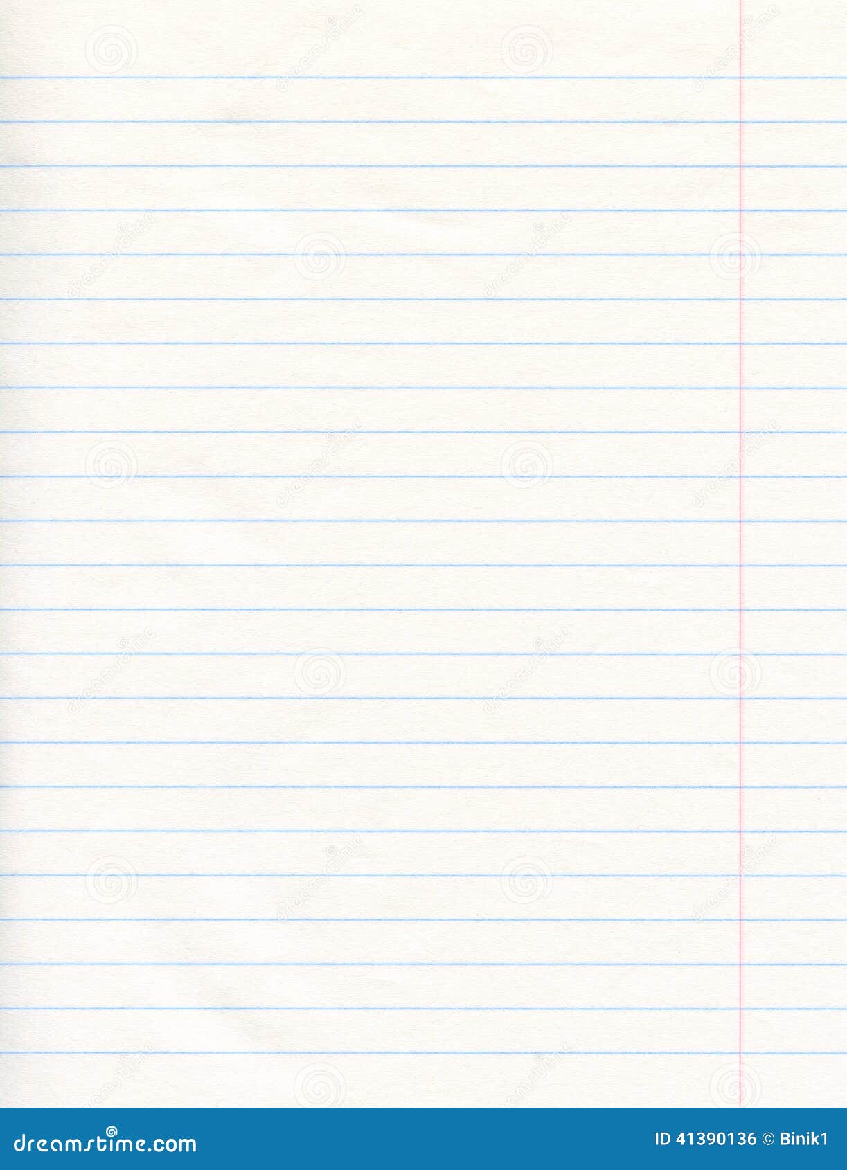 Notebook Paper stock illustration. Illustration of blank - 41390136