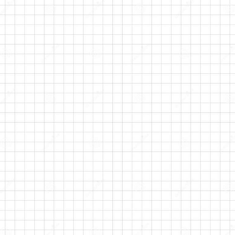 Seamless Grid Pattern. Notebook Paper Sheet Background Texture. Vector ...