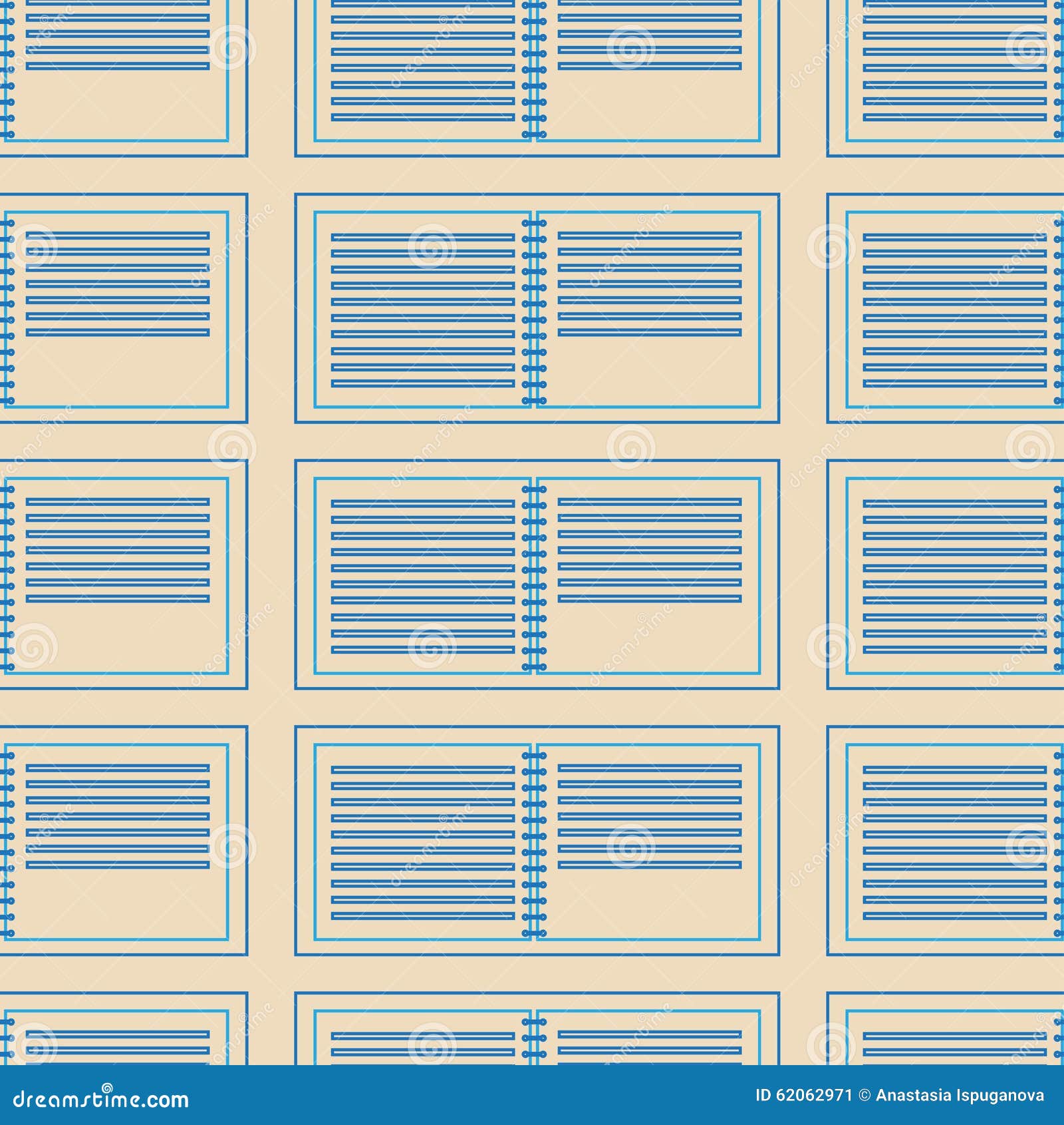 Notebook Pattern, Notepad Paper Illustration Stock Illustration ...