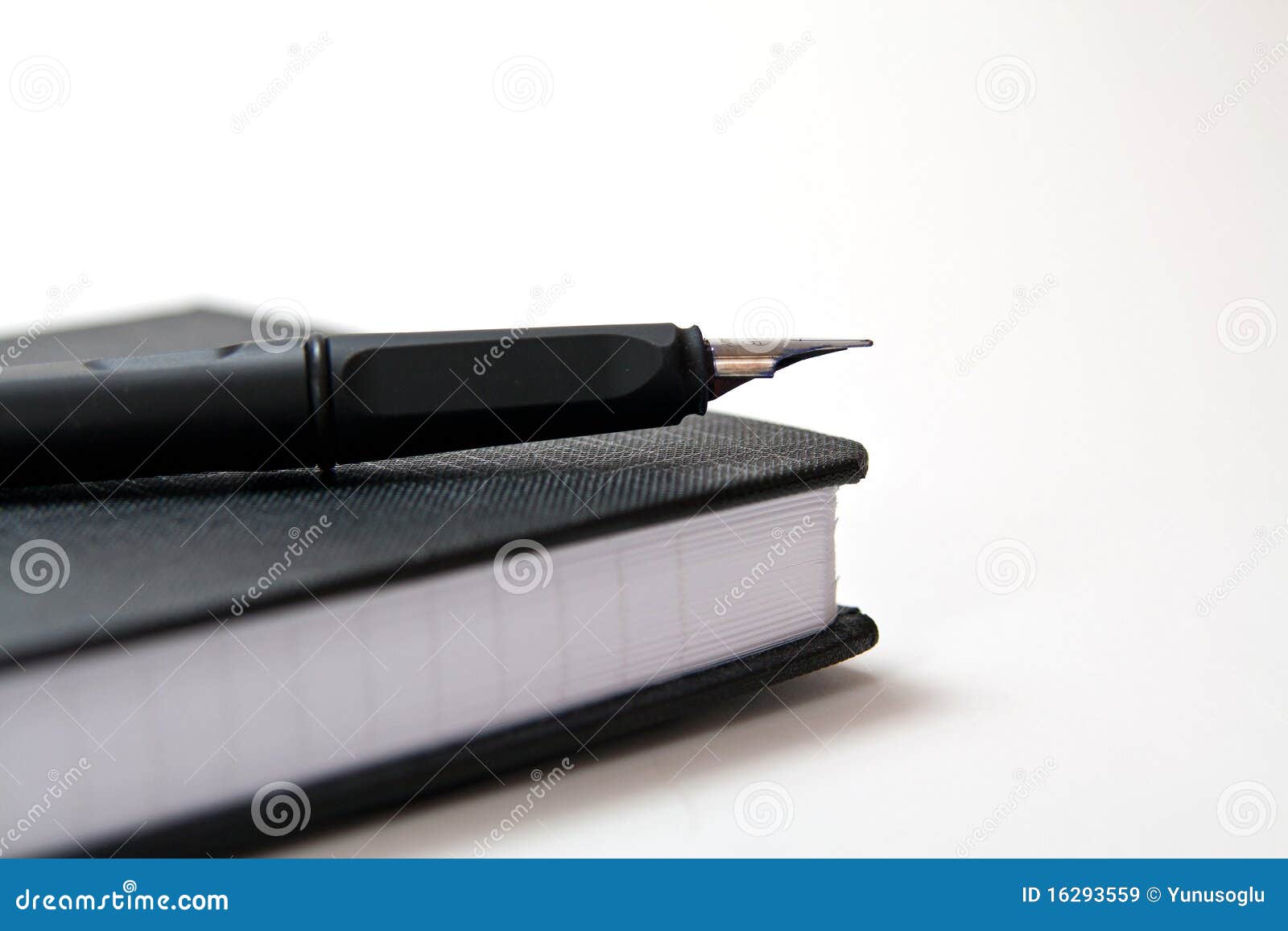 Notebook and pen stock image. Image of isolate, file - 16293559