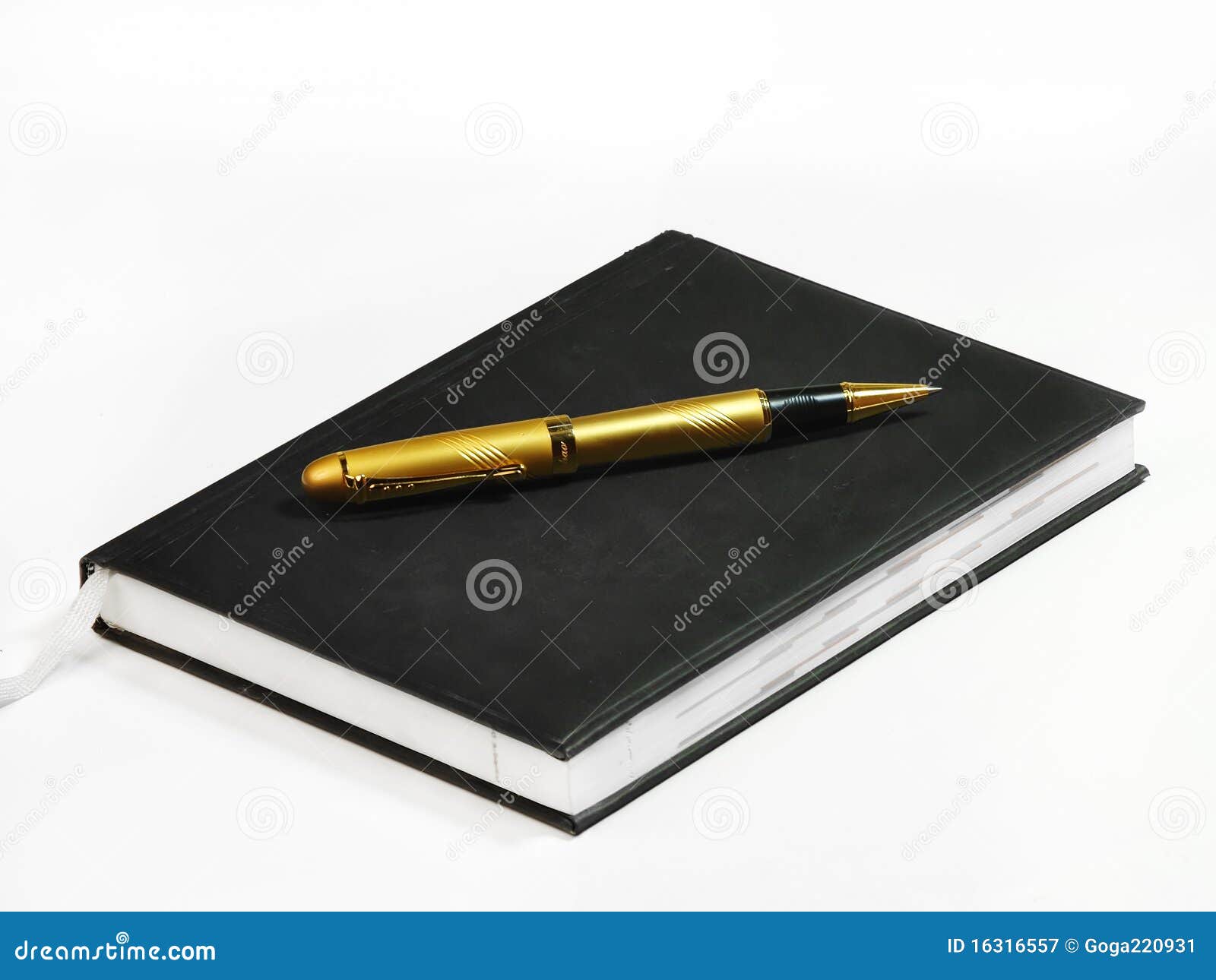 Notebook and pen stock image. Image of monday, blank - 16316557