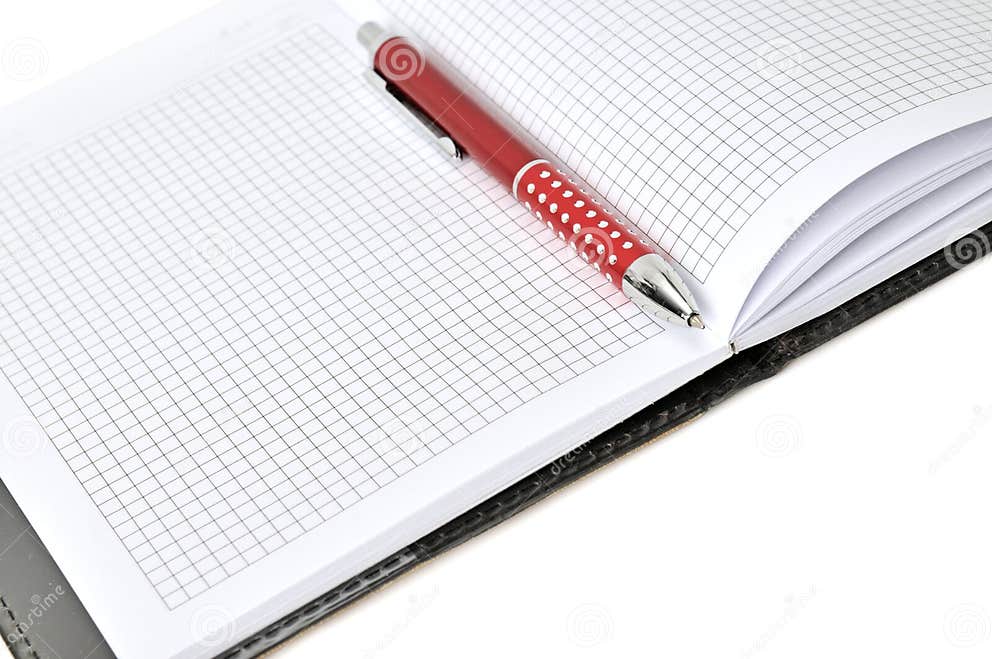 Notebook and pen stock image. Image of equipment, design - 16705463