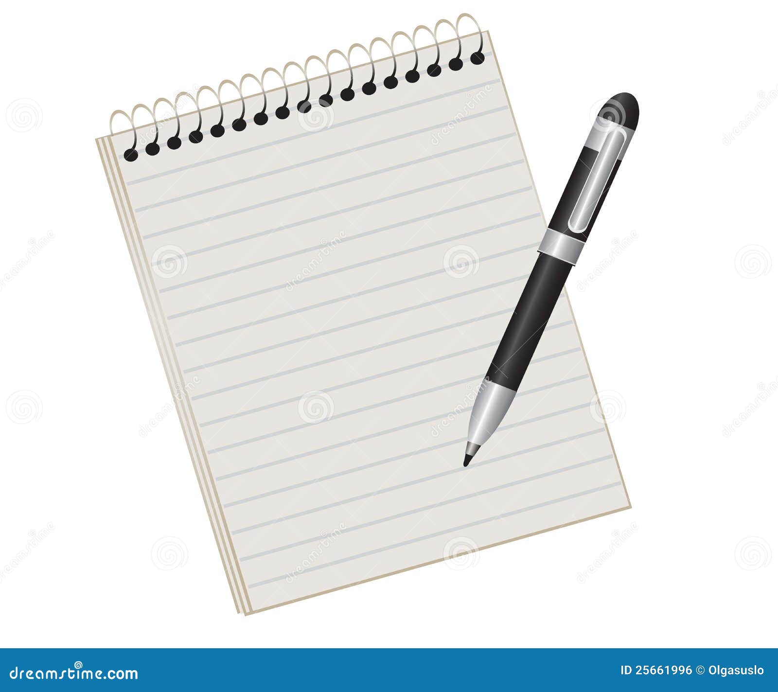 Notebook and pen stock vector. Illustration of binder - 25661996 Notebook and pen stock vector. Illustration of binder - 25661996