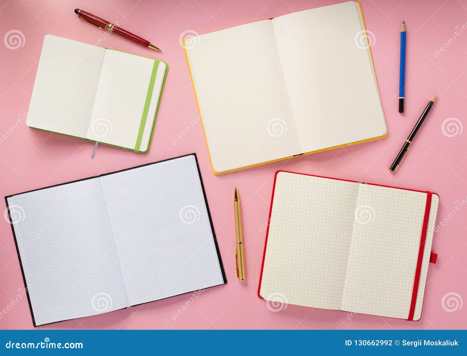 Notebook and Pen at Abstract Background Stock Photo - Image of minimal ...
