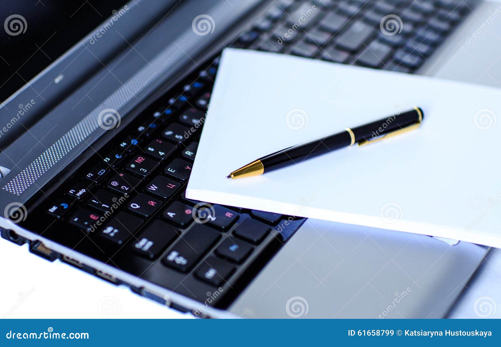 Notebook and pen stock image. Image of book, mobility - 61658799