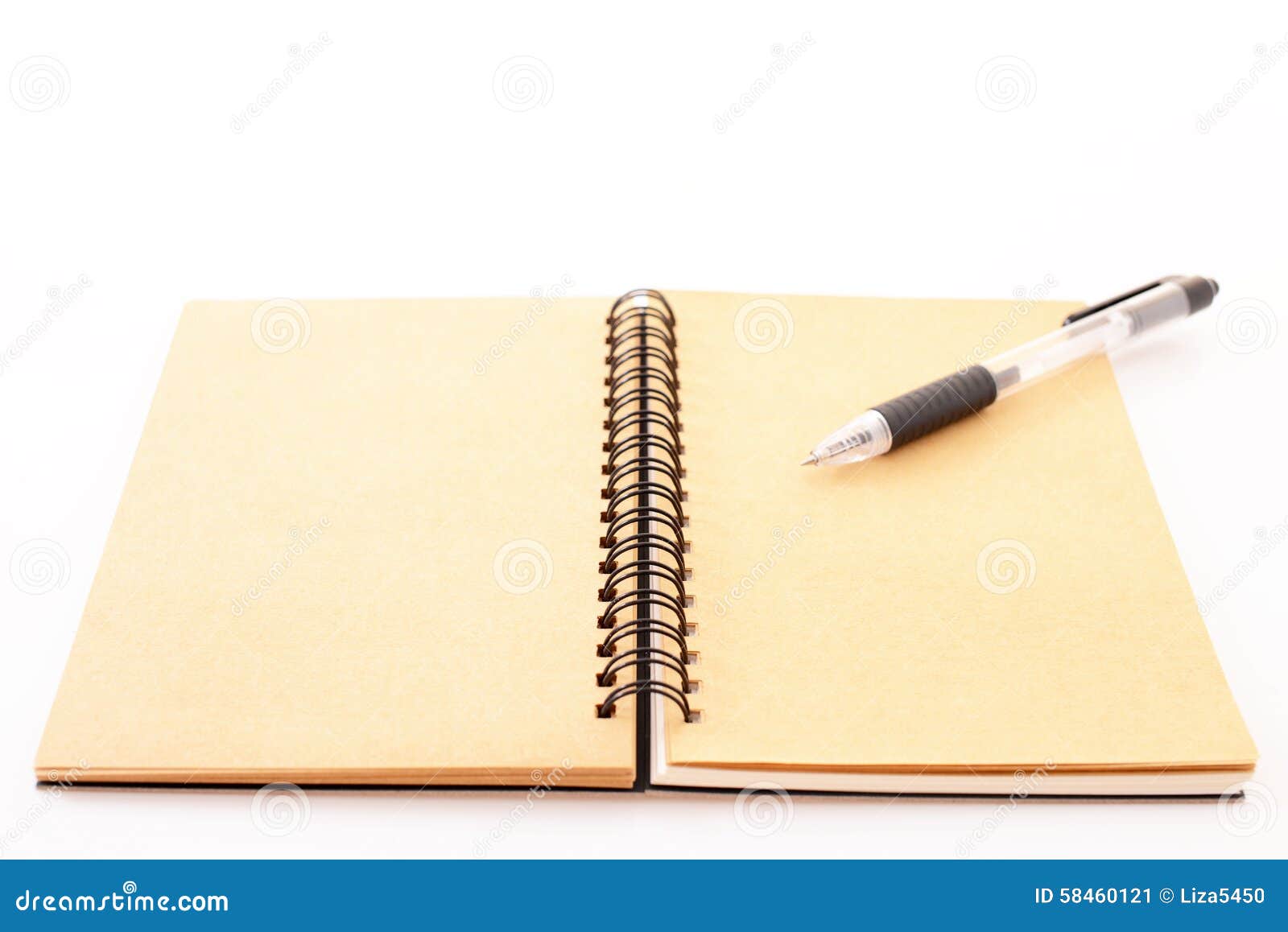 Notebook and pen stock image. Image of matter, hand, memo - 58460121