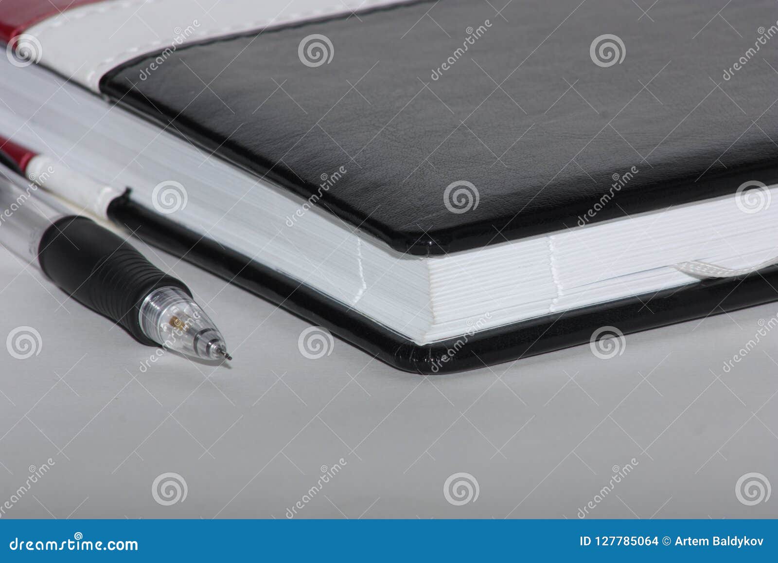 Notebook with pen. stock photo. Image of notebook, parents - 127785064