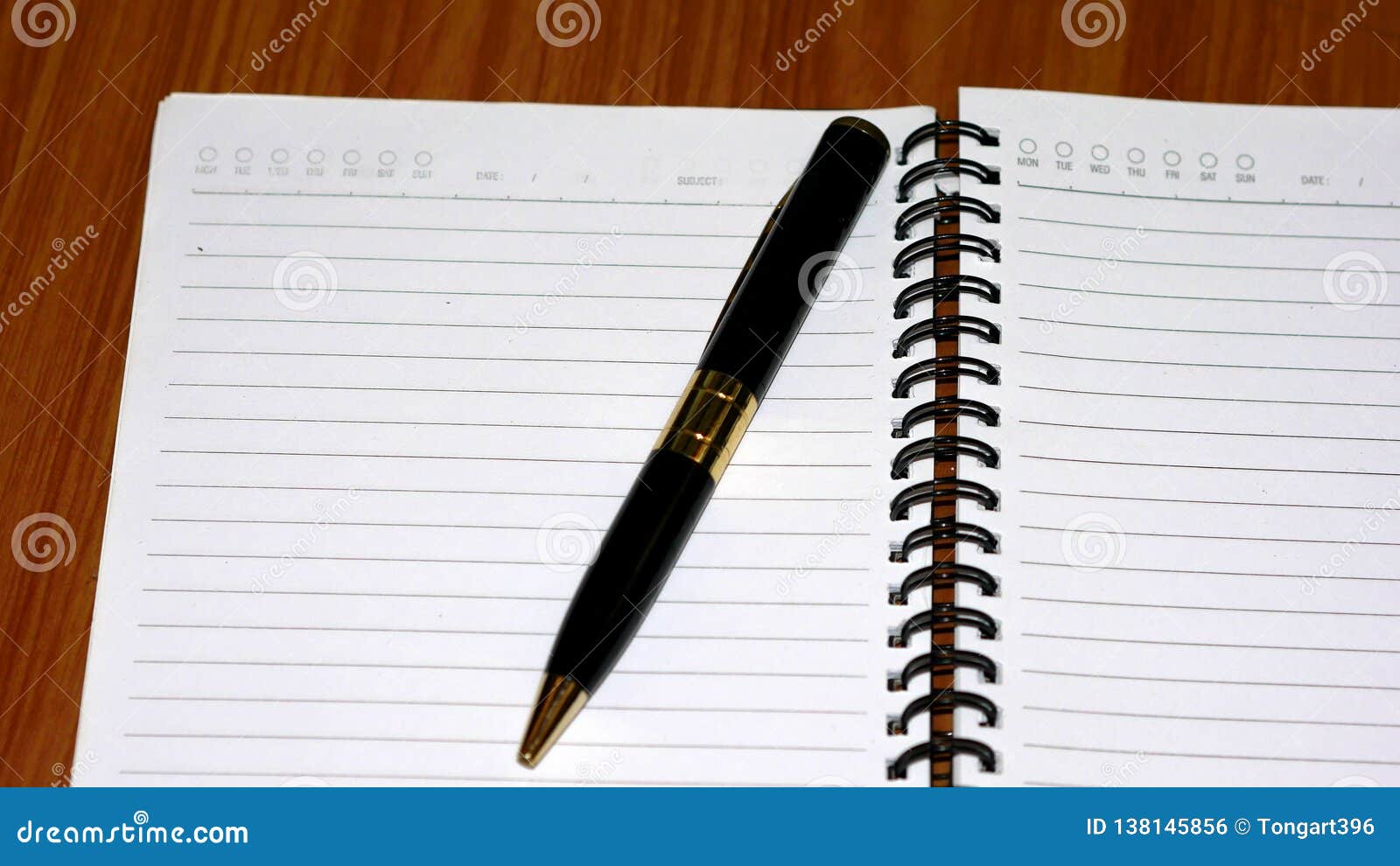 Notebook and pen stock photo. Image of extraction, bulb - 138145856