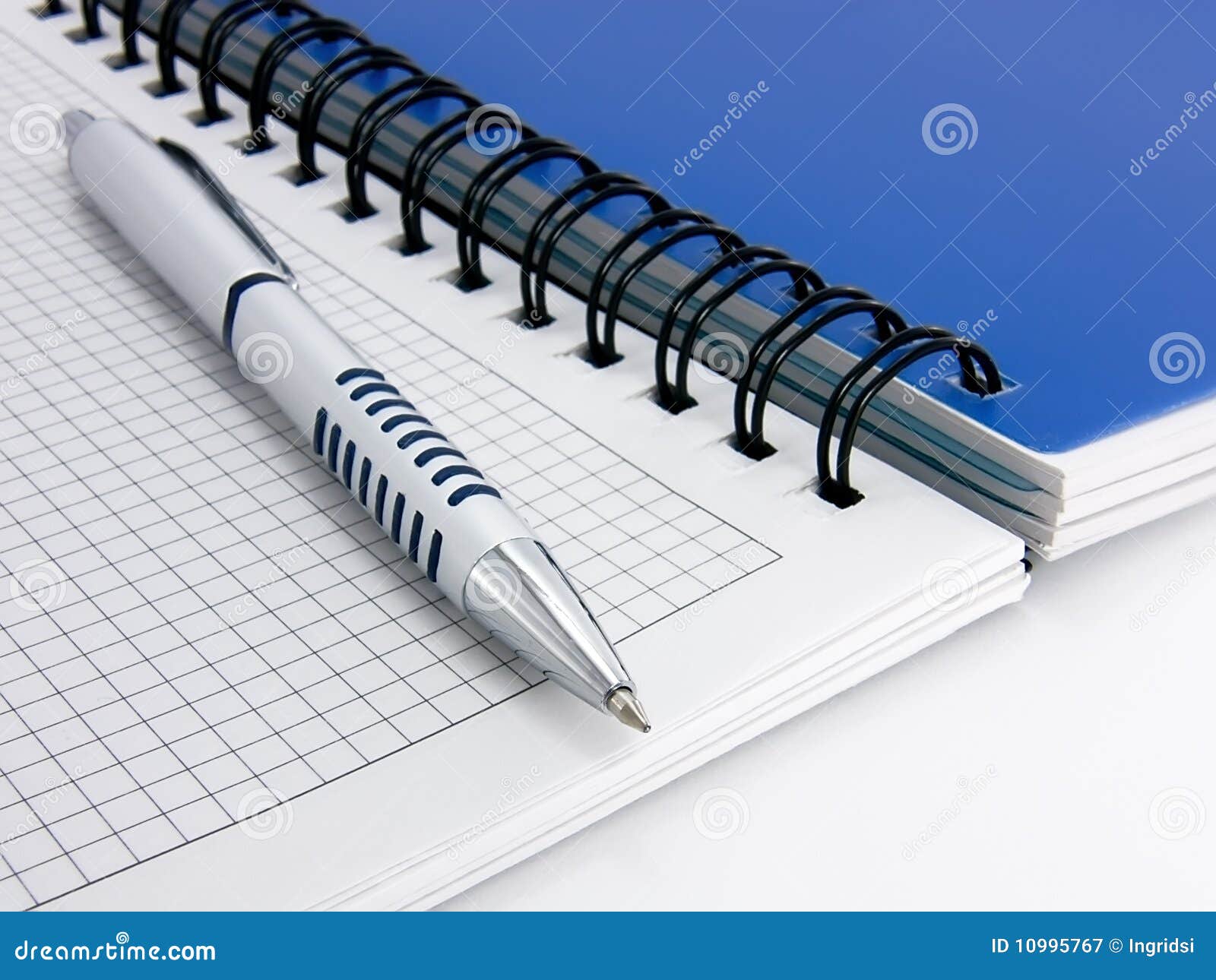 Notebook and pen for notes stock image. Image of list - 10995767