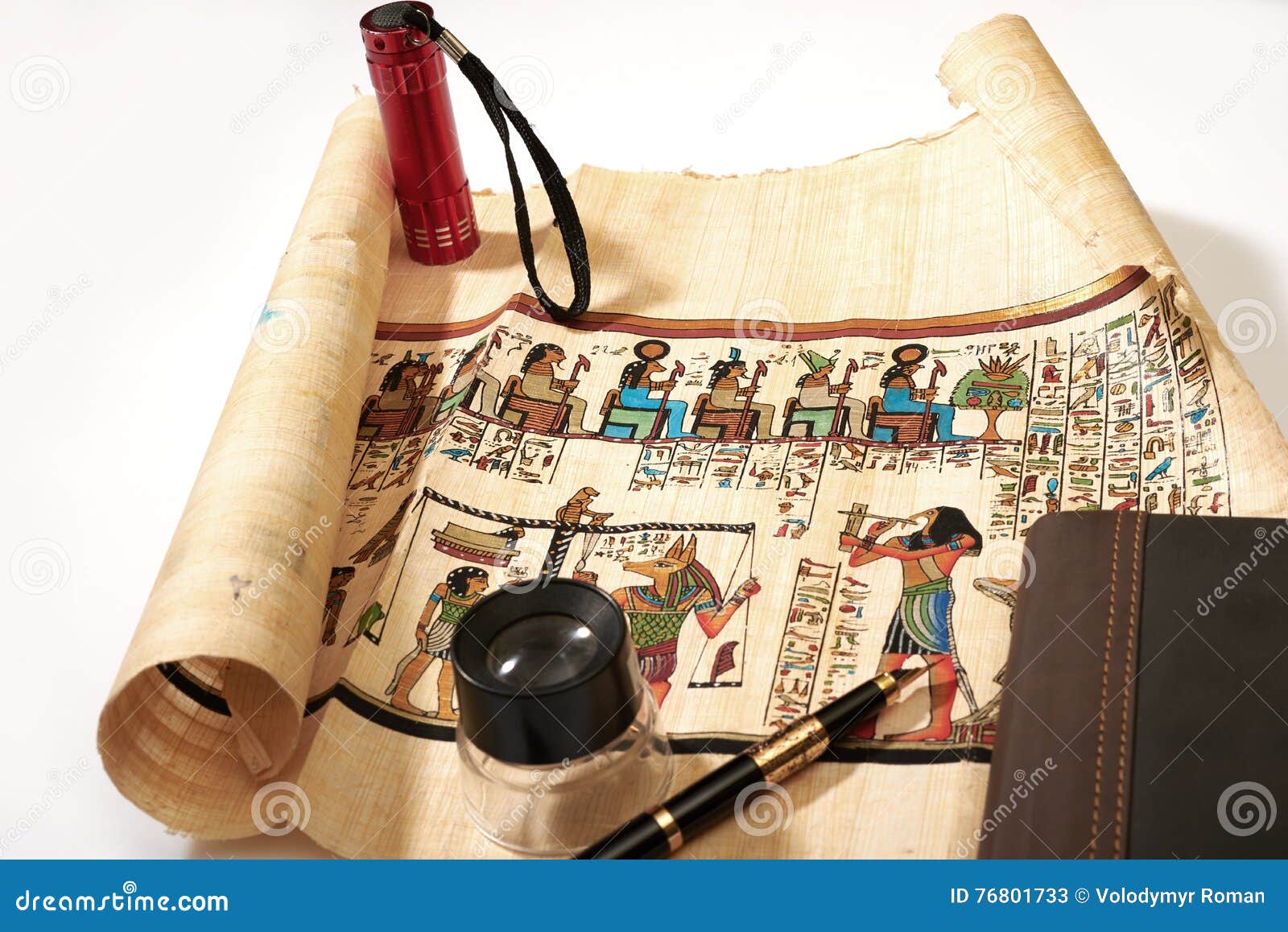 Notebook and Pen Old Scroll Stock Image - Image of document, beliefs ...