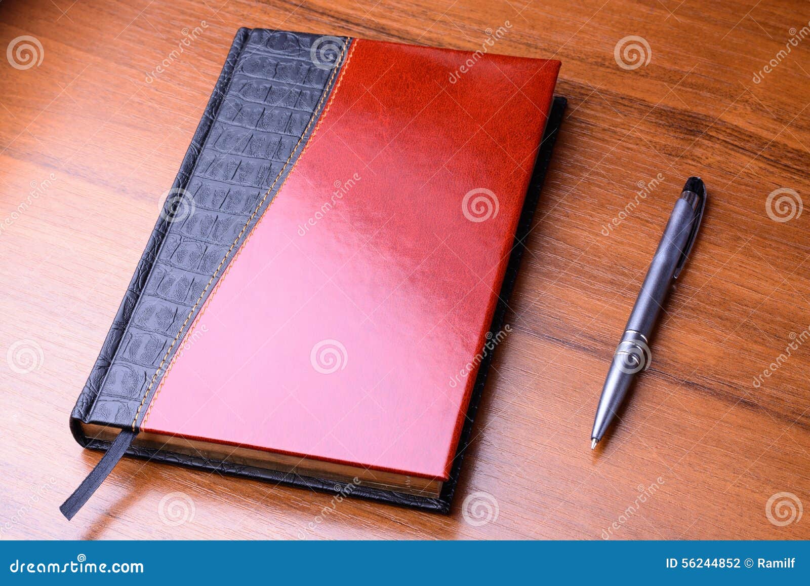 Notebook and Pen on the Table Stock Photo - Image of page, business ...