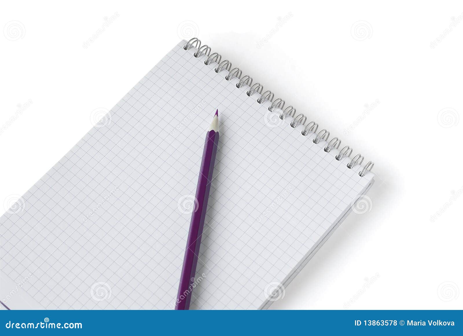 Notebook with pencil stock photo. Image of plan, concept - 13863578