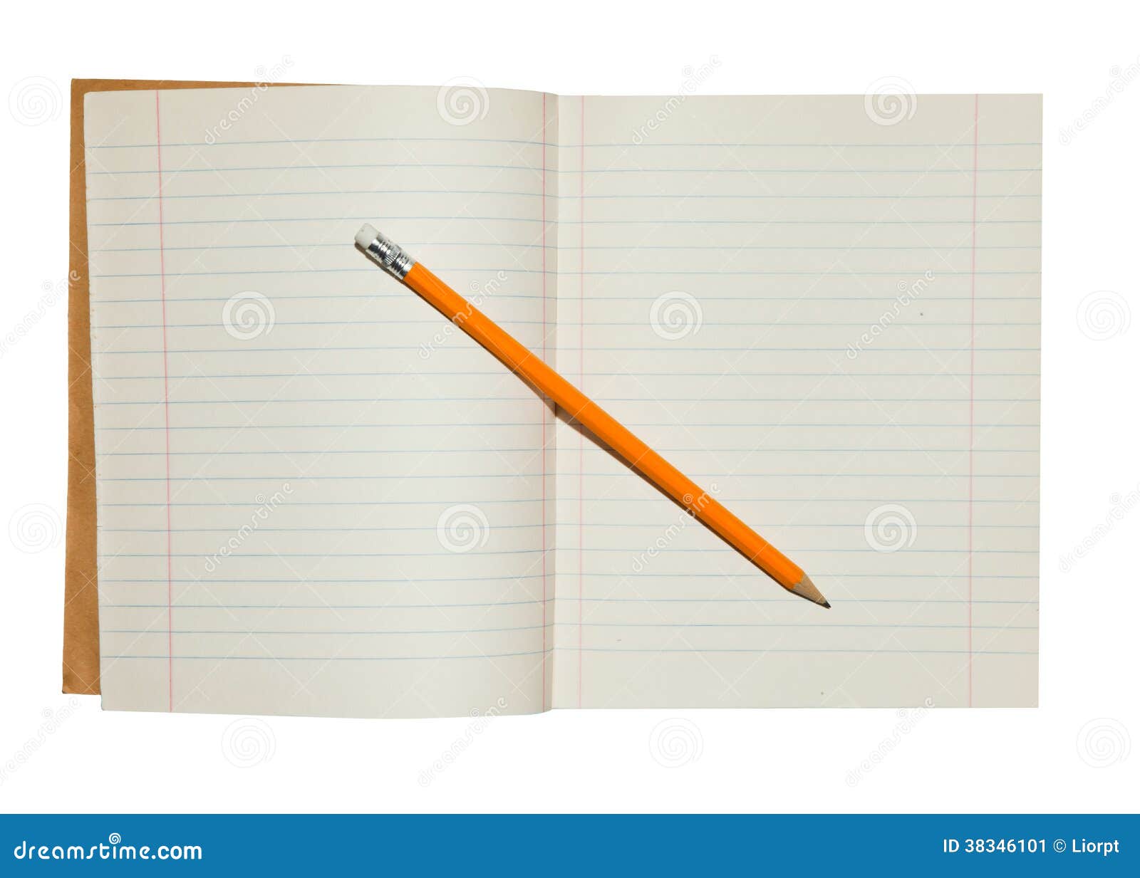 Notebook and Pencil stock image. Image of studying, meeting - 38346101