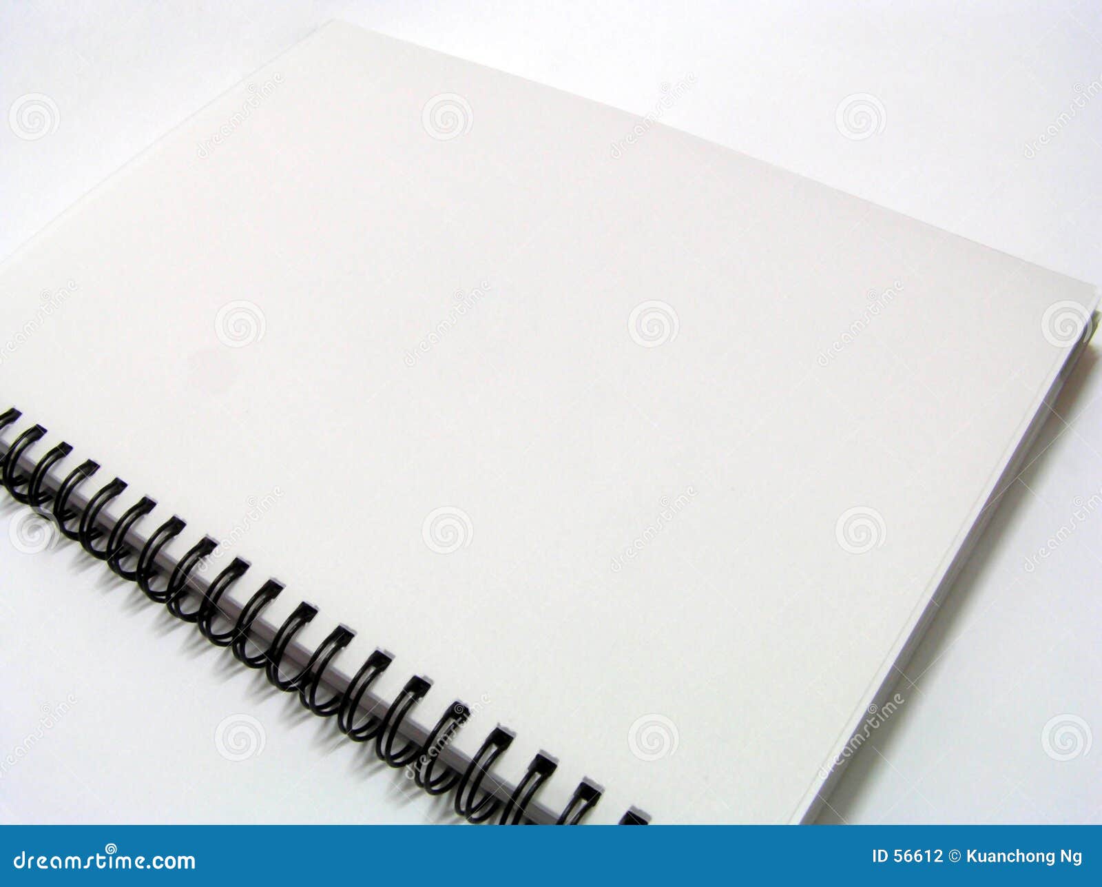 Notebook - plain stock photo. Image of draw, detail, signature - 56612