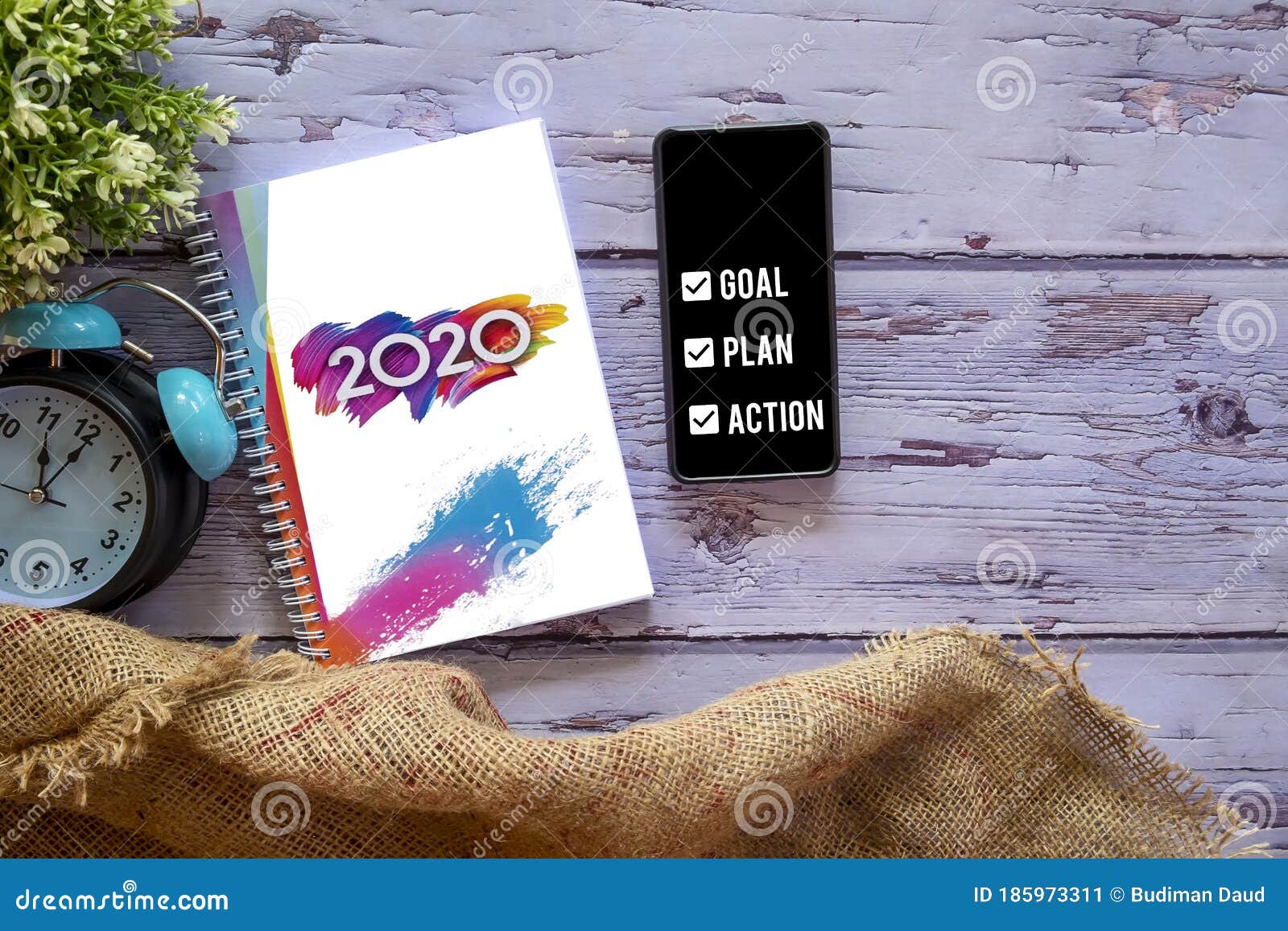 Notebook with 2020 Planning Stock Image - Image of list, health: 185973311