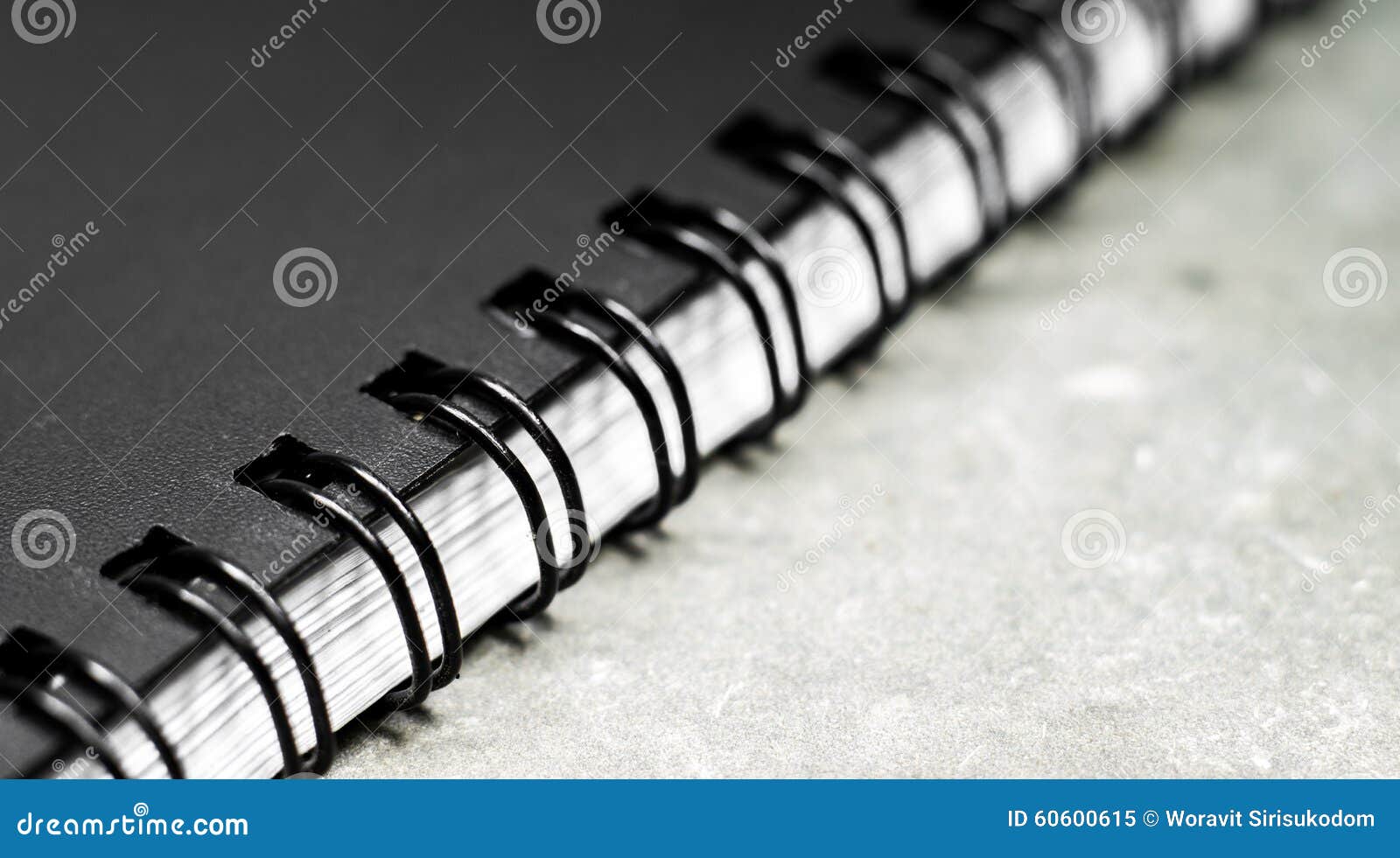 Notebook ridge coil stock image. Image of tablet, writing - 60600615