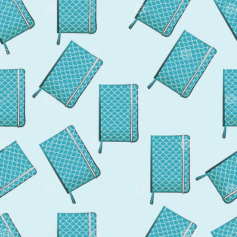 Notebook stock illustration. Illustration of color, seamless - 209945914