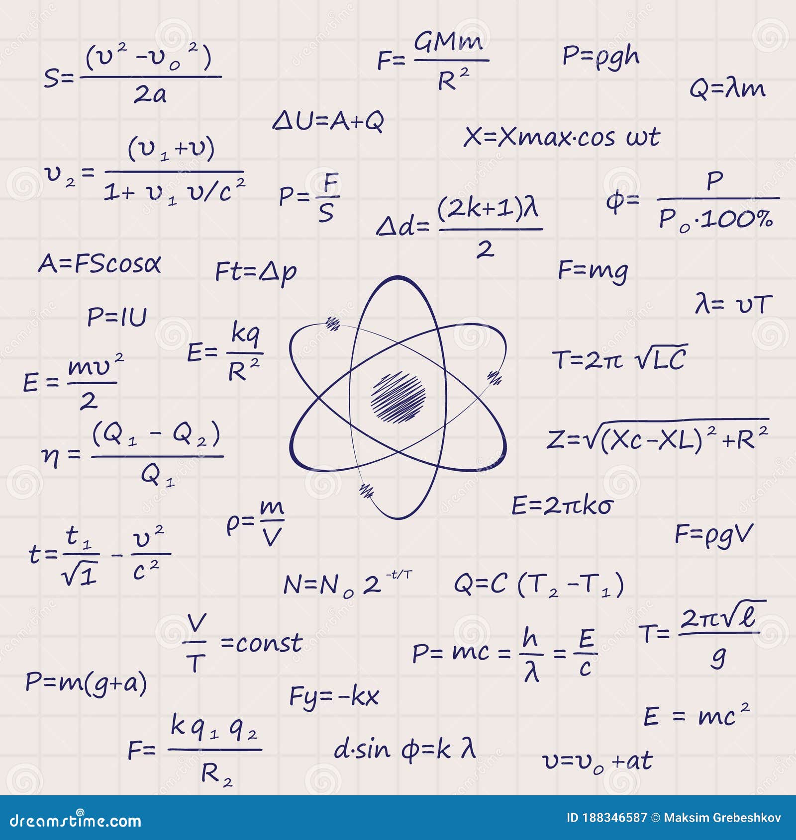 Physics Background Royalty-Free Stock Photo | CartoonDealer.com #8218431