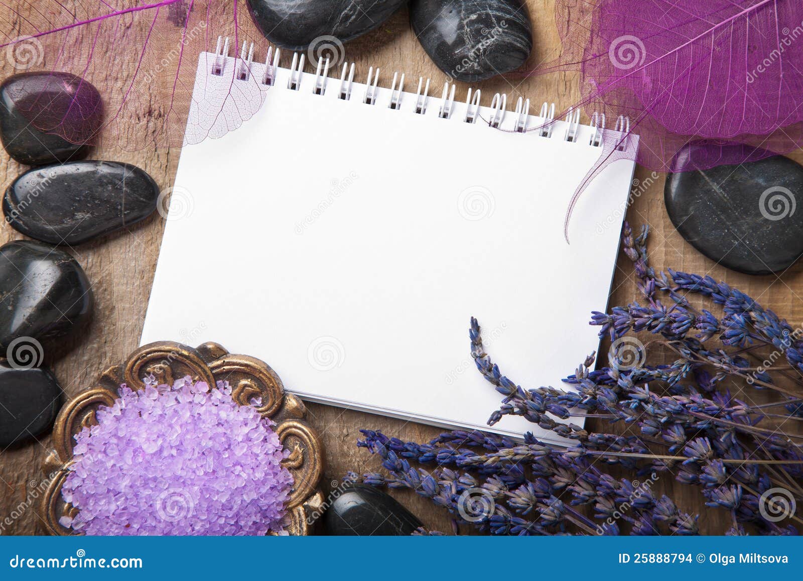 Notebook for spa stock photo. Image of meditation, recommendation ...