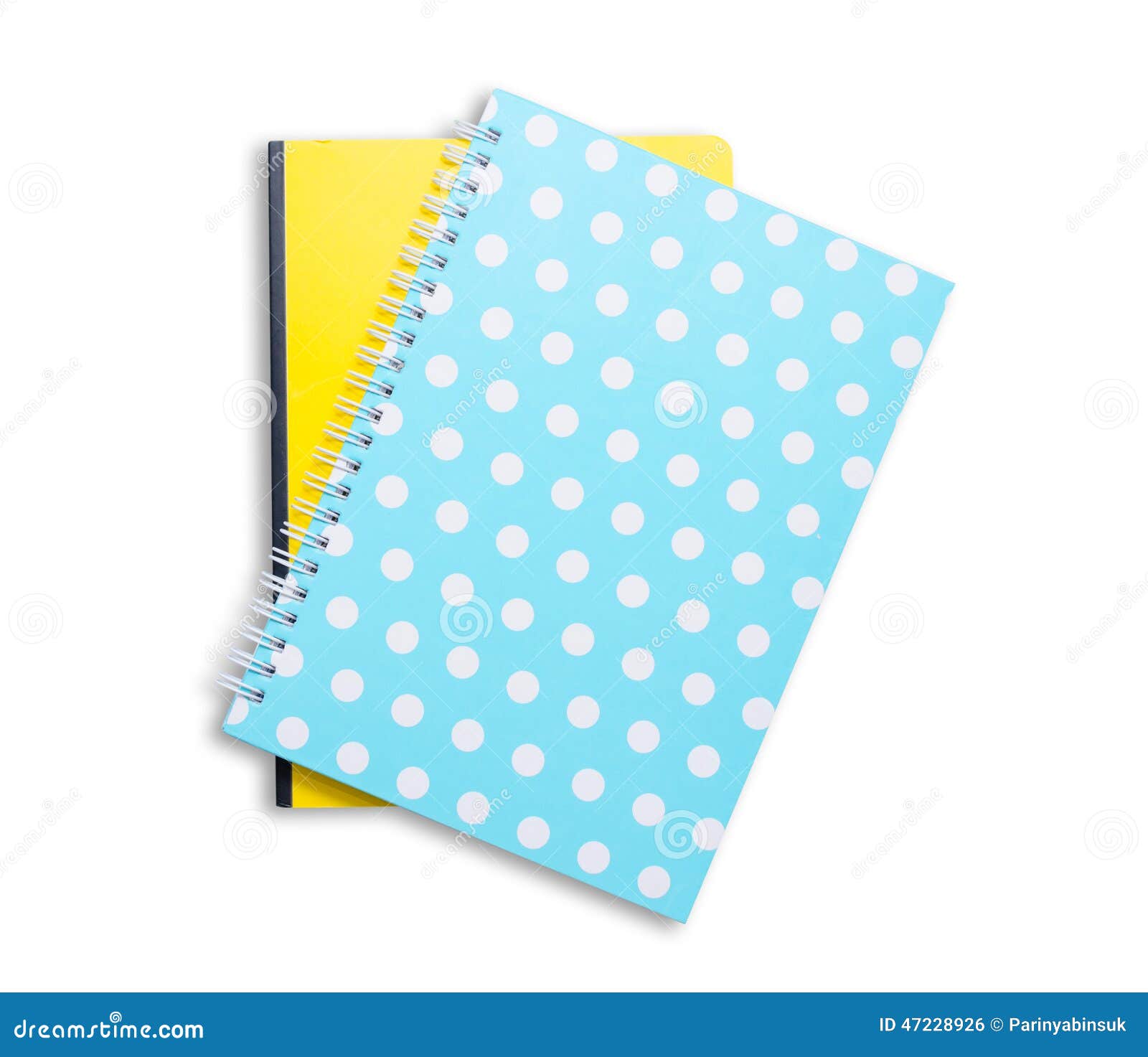 Notebook Stack on White Background. Stock Photo - Image of study, empty ...