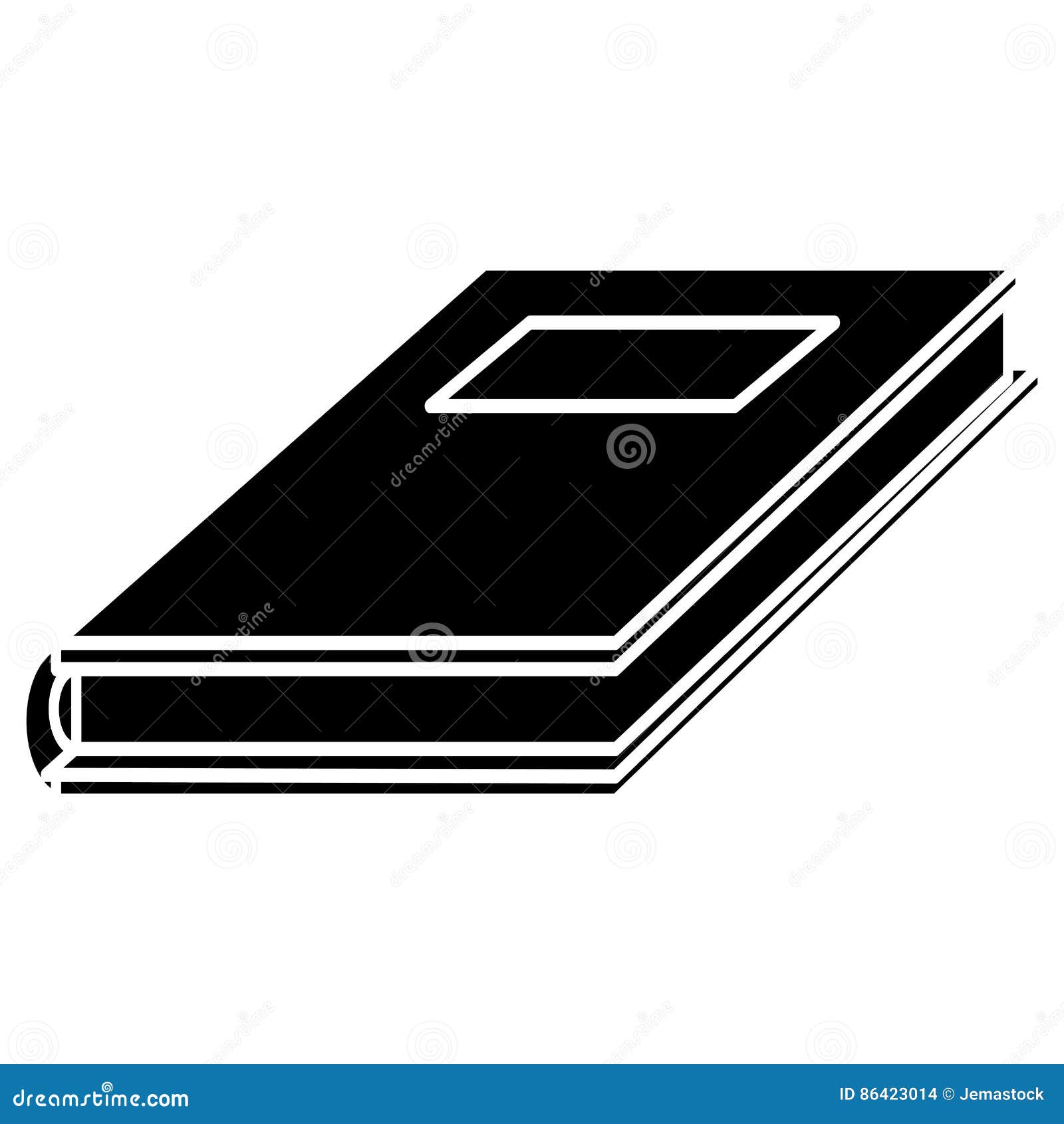 Notebook Study Educational Pictogram Stock Vector - Illustration of ...