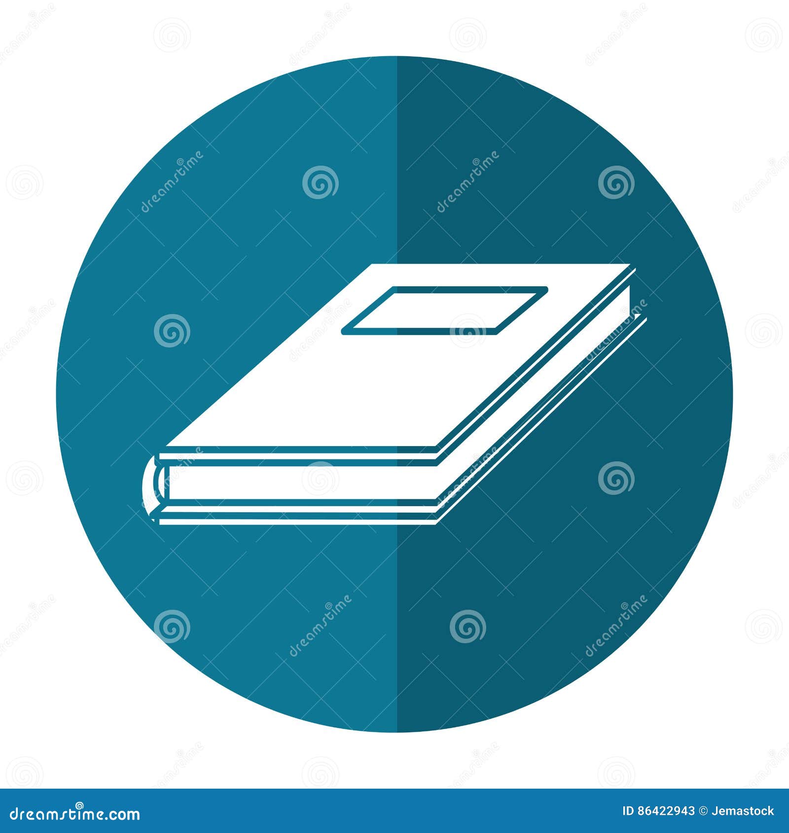 Notebook Study Educational Shadow Stock Vector - Illustration of design ...