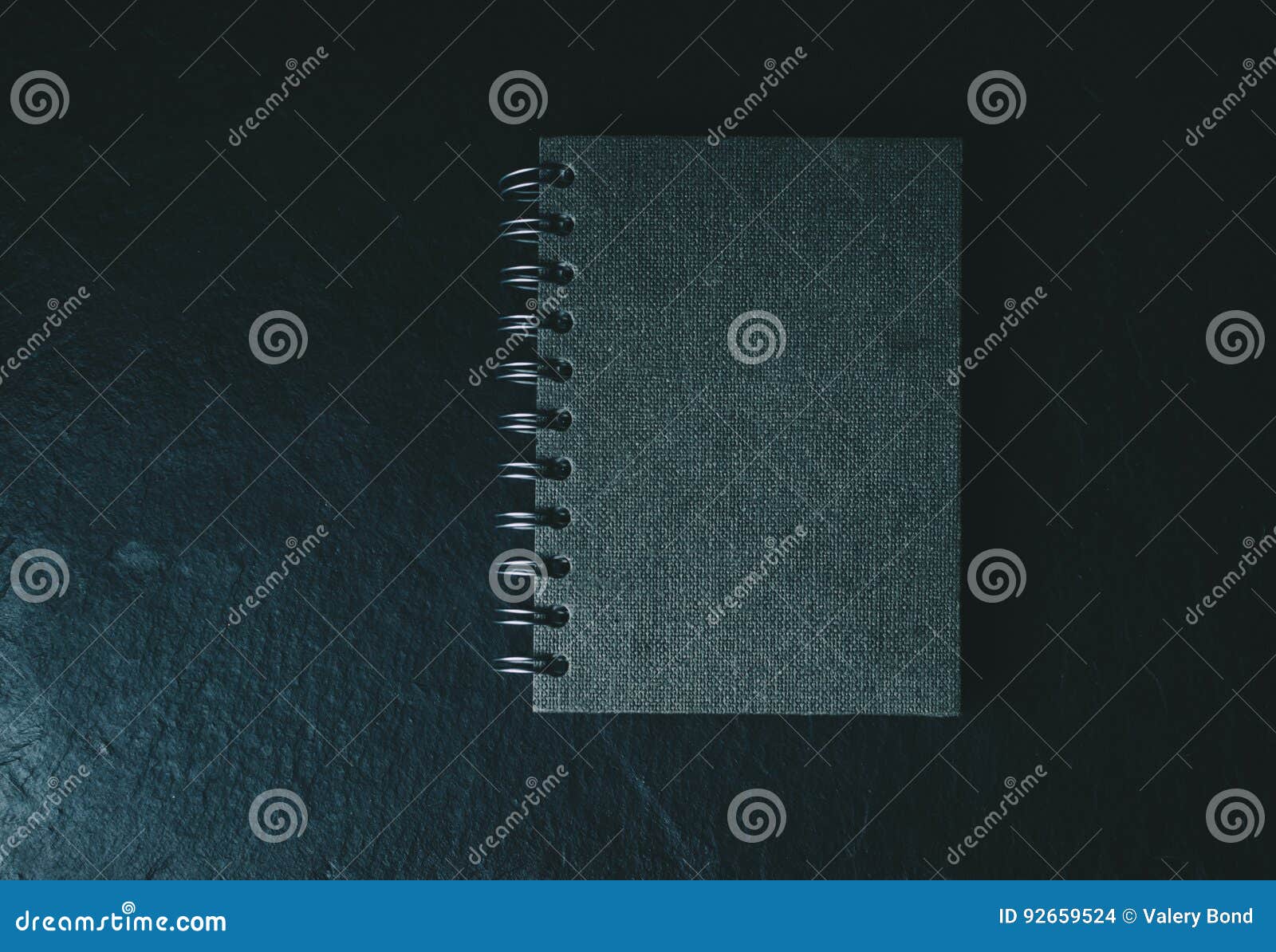 Notebook on Table stock photo. Image of presentation - 92659524